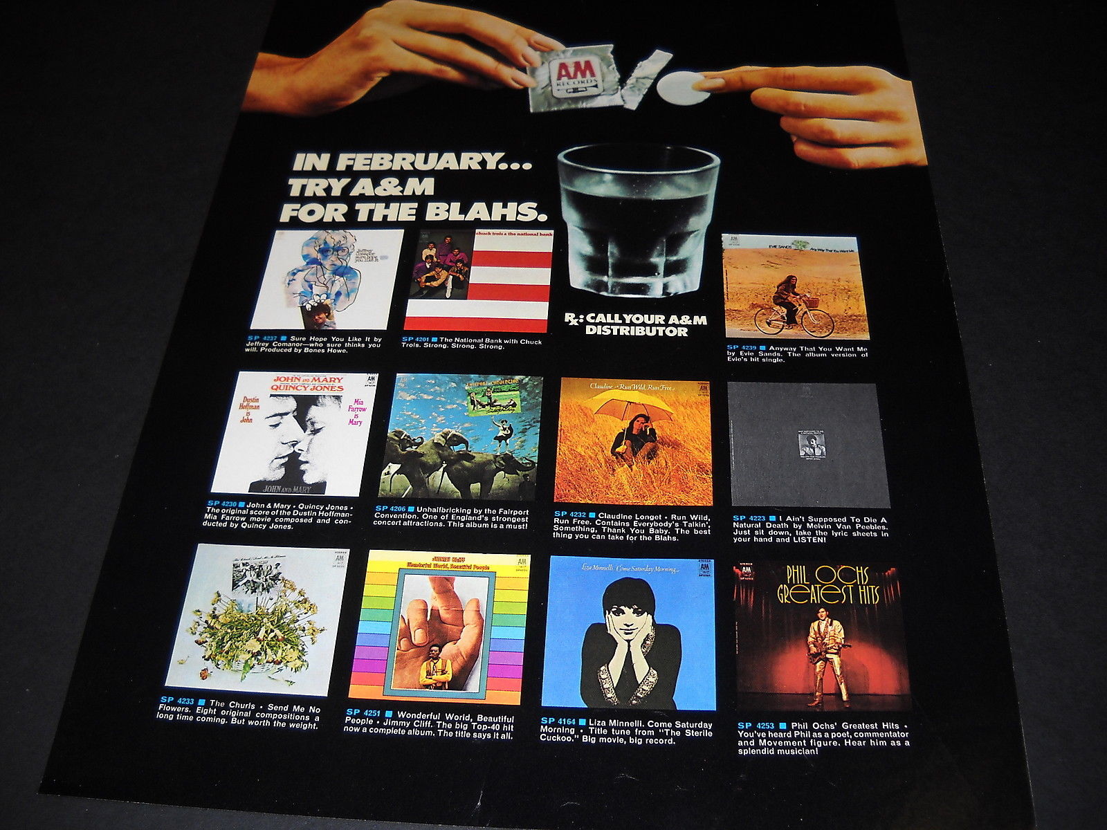 A&M Advertisement Poster – Celebrating Phil Ochs